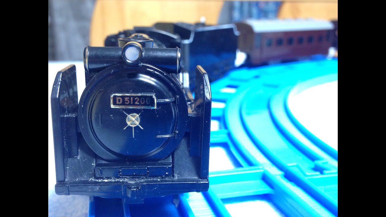 プラレール 初期サウンドスチーム D51 200 号機 Takaratomy Plarail - YouTube