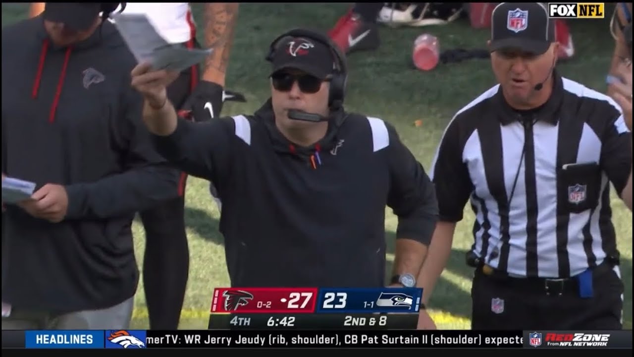 Seahawks vs Falcons DRONE ON FIELD | NFL 2022 - YouTube