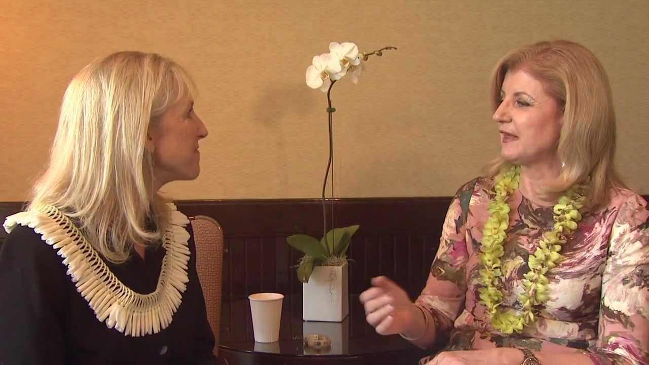 Arianna Huffington Interviewed by HPU's Deborah Crown - YouTube