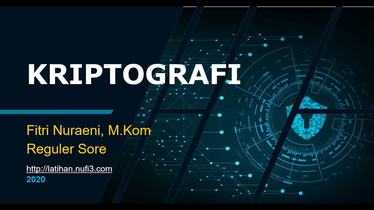 02 Kriptografi | Sistem Kriptografi - YouTube