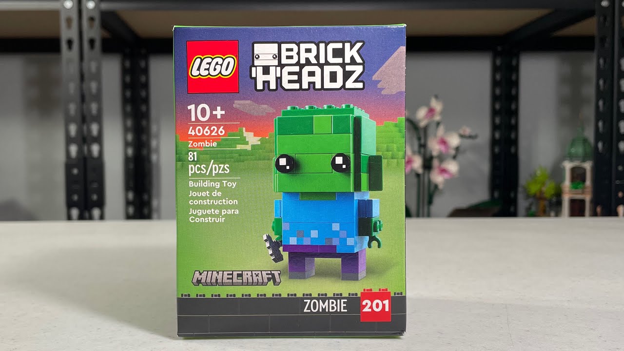 LEGO Minecraft Brickheadz Zombie - YouTube
