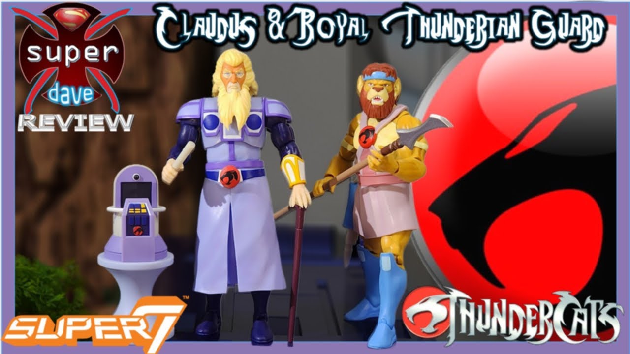 ThunderCats Claudus Lion-o's Dad & Royal Thunderian Guard Super 7 ...