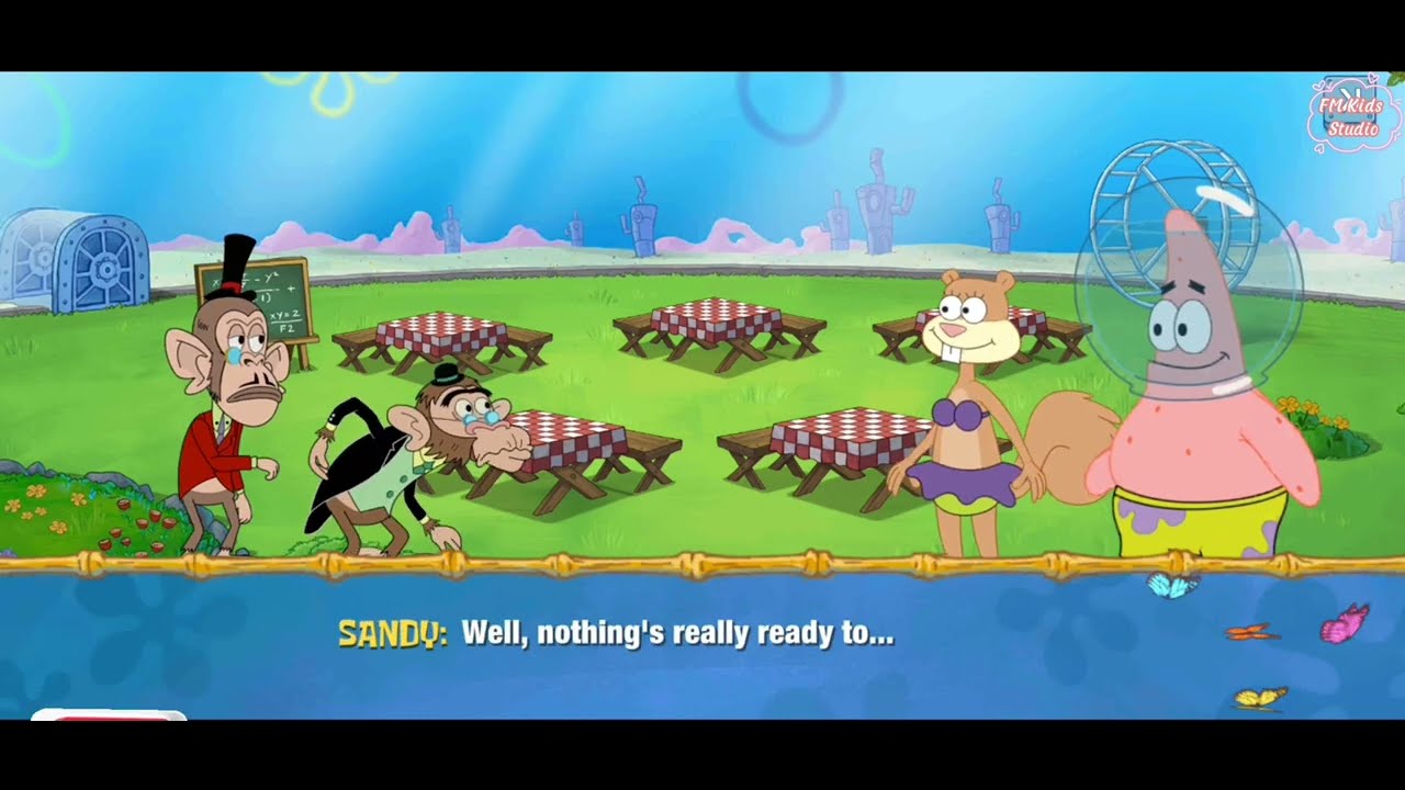 Spongebob Squarepants Get Cooking Sandys BBQ Level 49 - YouTube