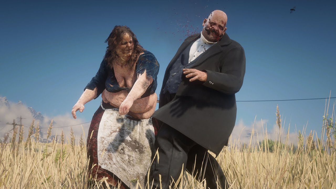 Playing as FAT Woman in Red Dead Redemption 2 PC - YouTube