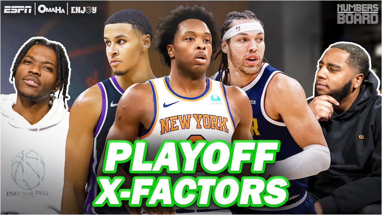 We discuss every playoff team's X-factor | Numbers on the Board - YouTube
