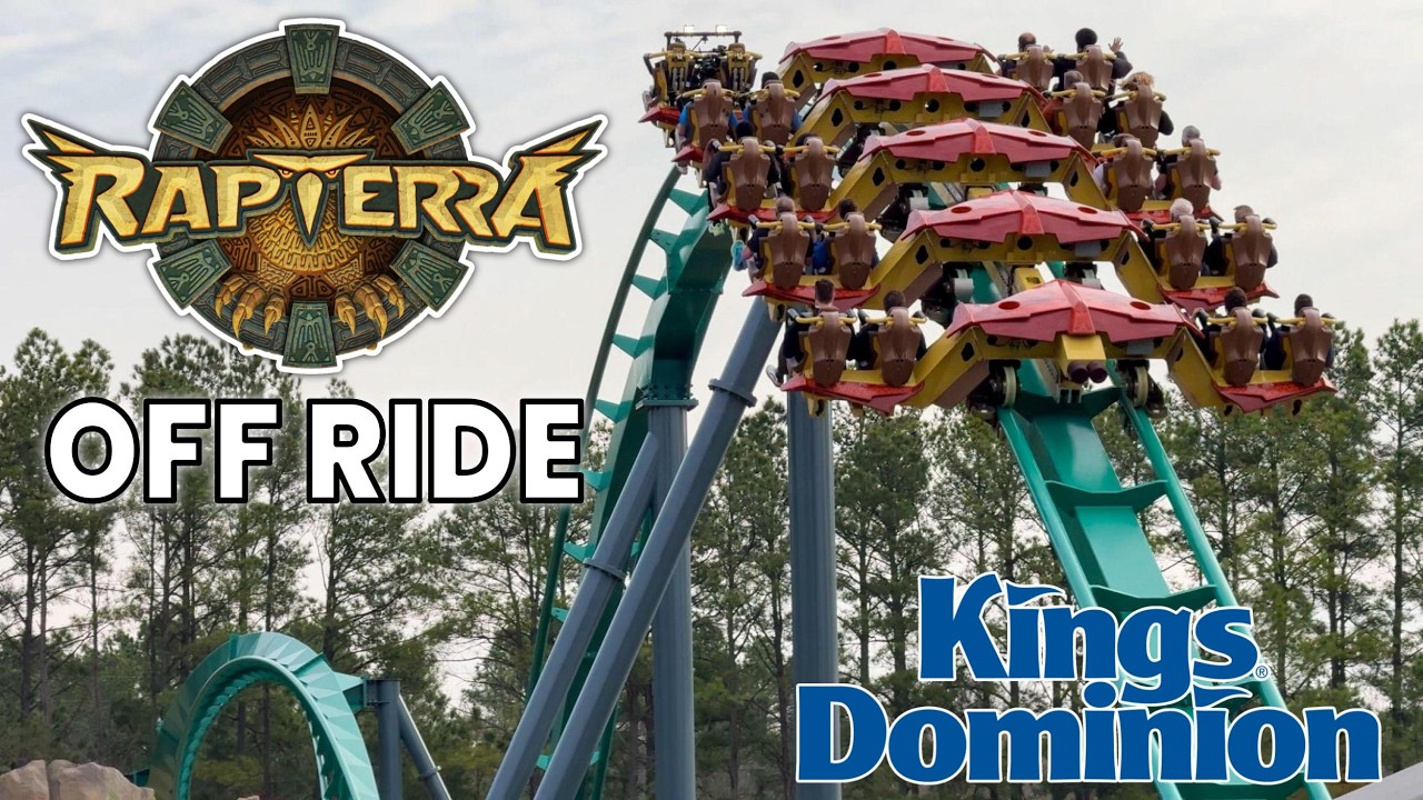 Rapterra Off Ride | Kings Dominion New-for-2025 - YouTube