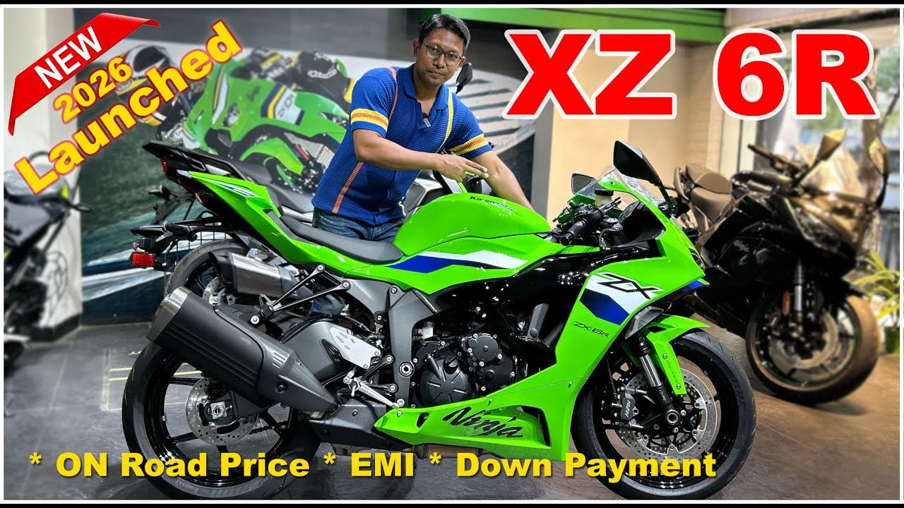 All new ZX 6 R 2026 Detail Review, Updates, On Road Price, EMI Minimum ...