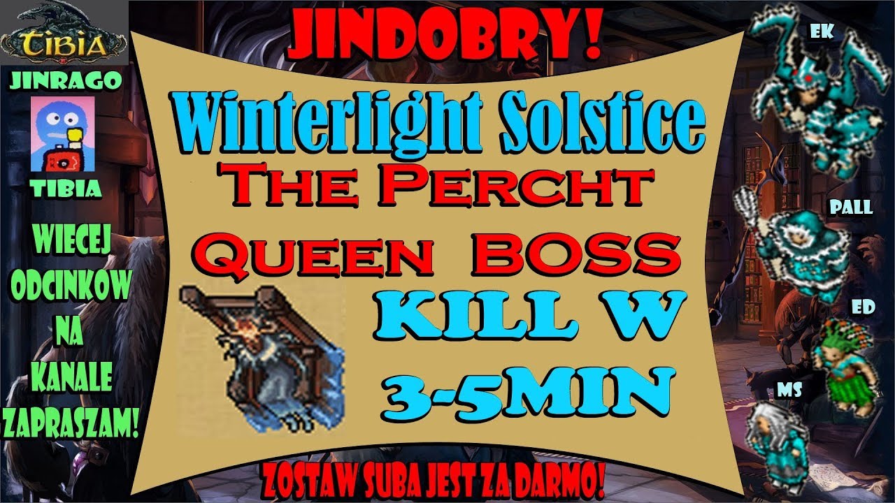 The Percht Queen Boss 3-5min KILL Winterlight Solstice TIBIA - YouTube