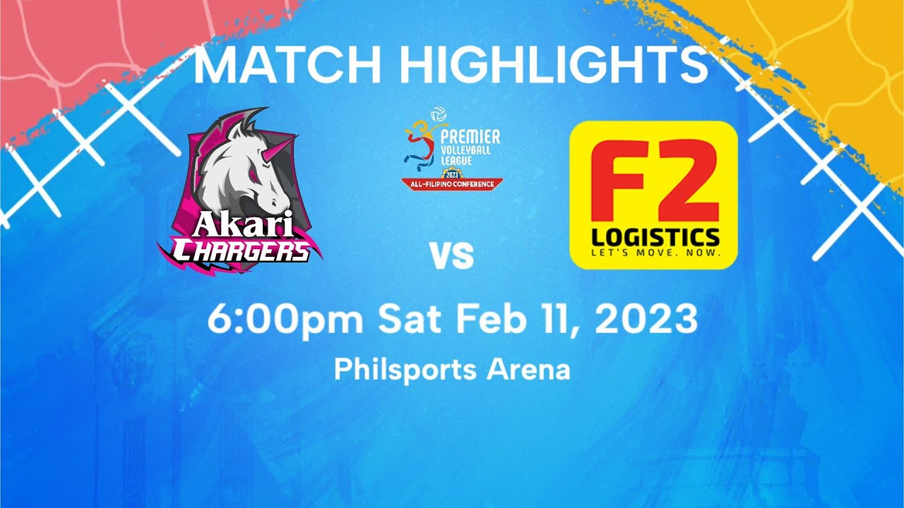 F2 Logistics vs Akari | PVL All Filipino Conference 2023 - YouTube