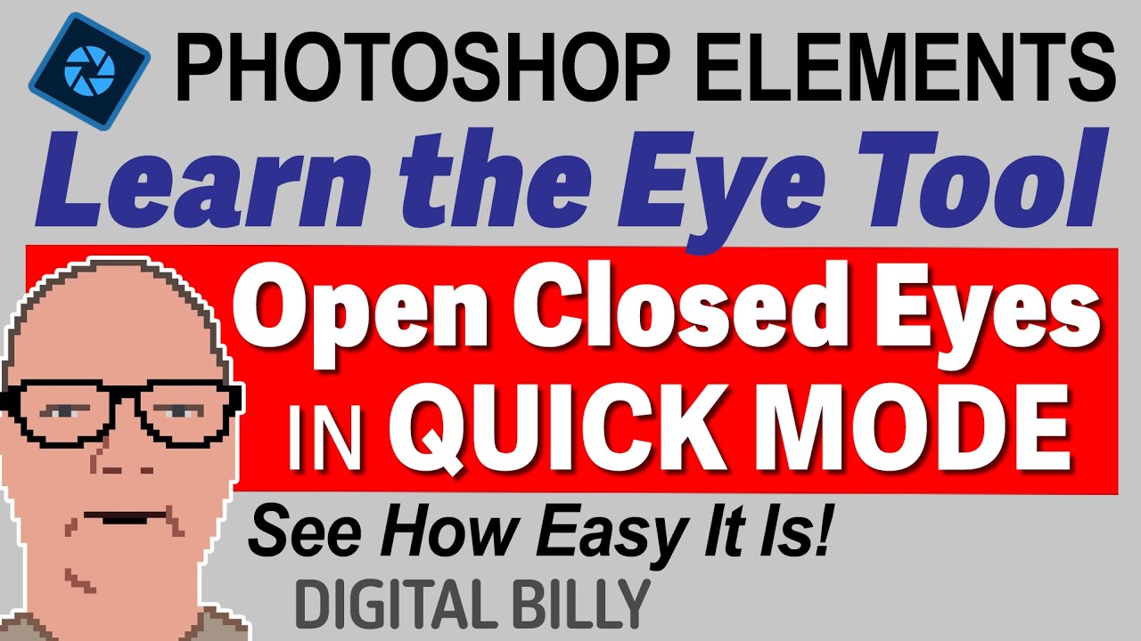 Learn the Eye Tool - Open Closed Eyes in Quick Mode - SUPER EASY ...