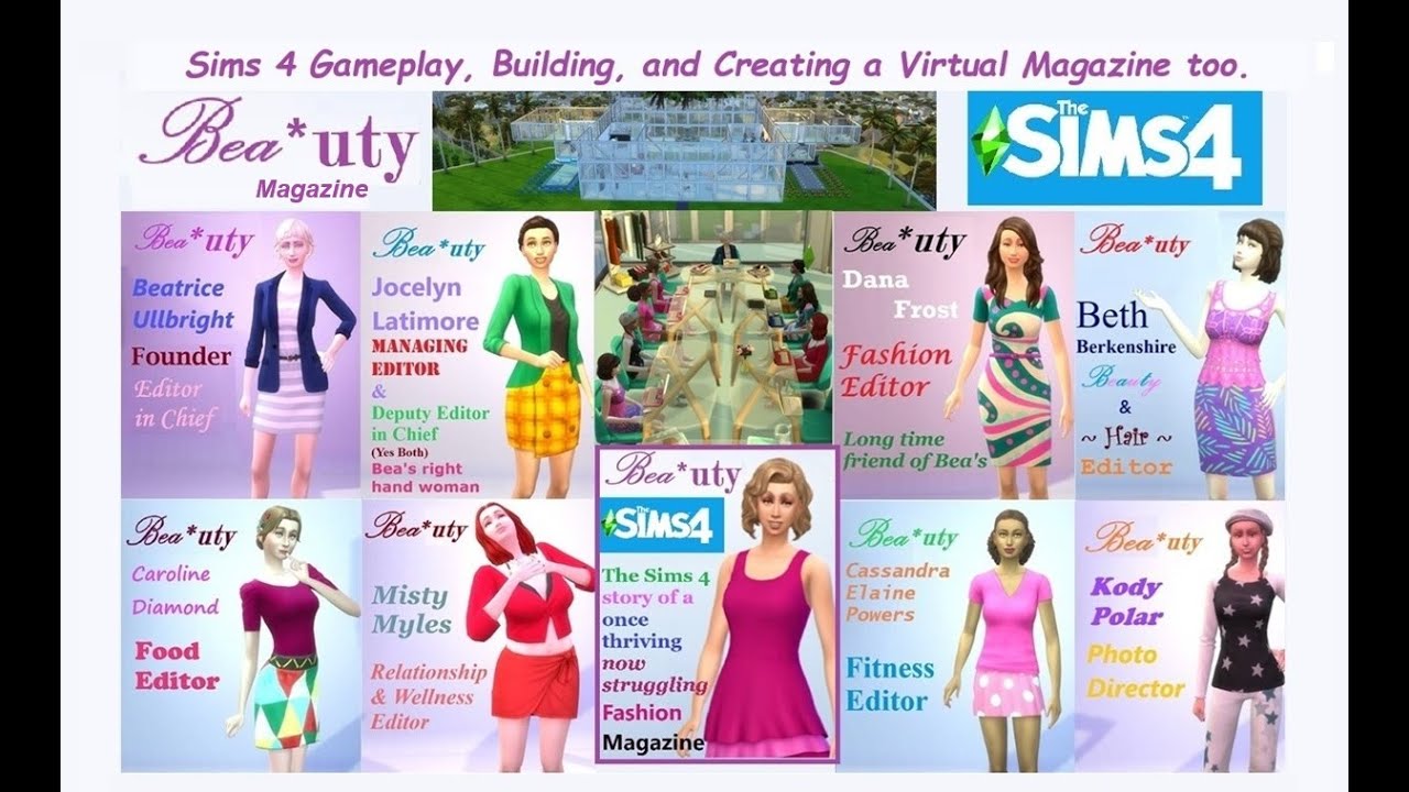 Bea*uty Magazine ~ A Sims 4 story of a Struggling Fashion Mag Ep 145 # ...