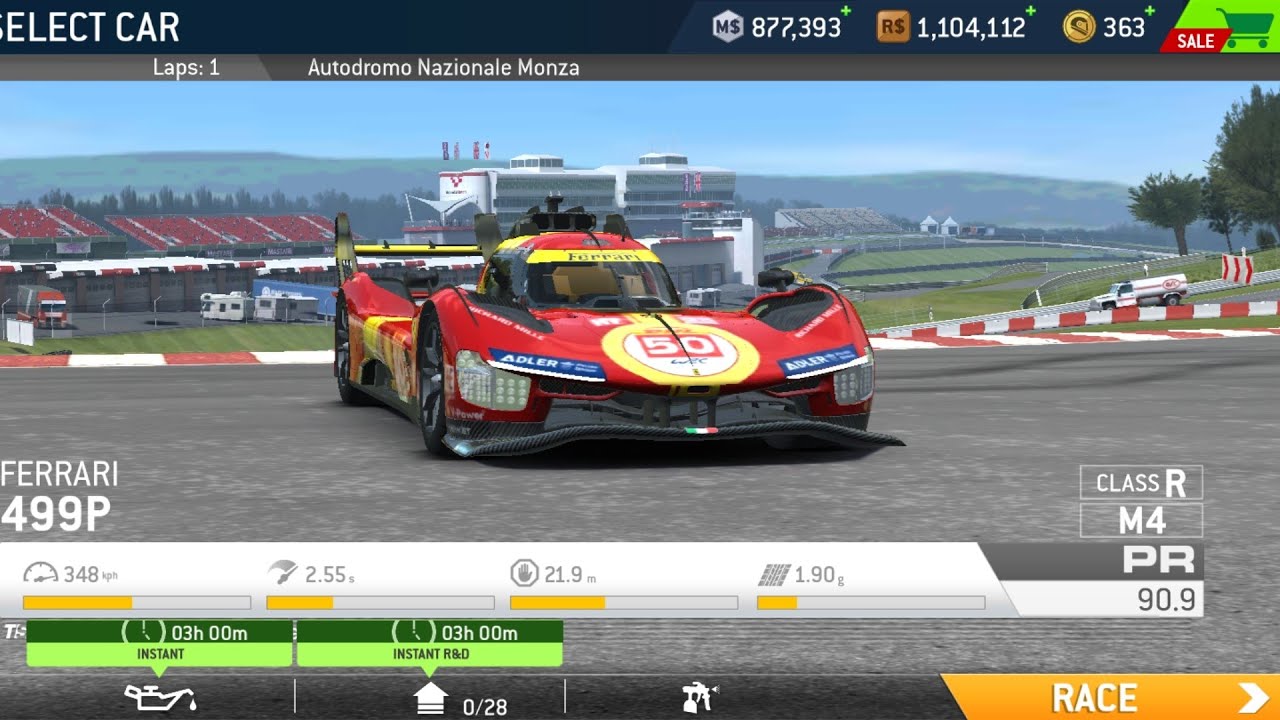 Real Racing 3: Gameplay-walkthrough | Driving FERRARI 499P | #ferrari # ...