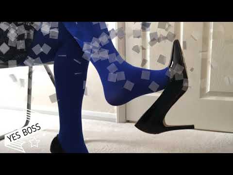 Yes Boss  Heel dangling plus pantyhose