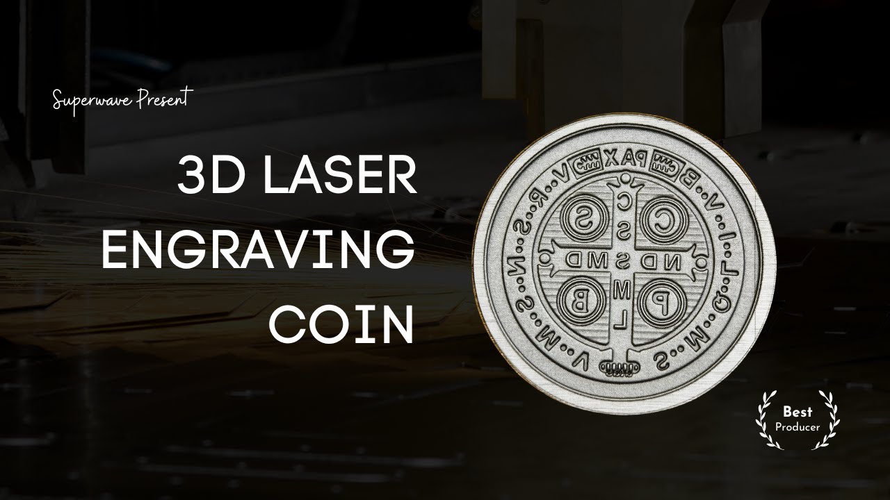 3D Laser Engraving Coin - YouTube