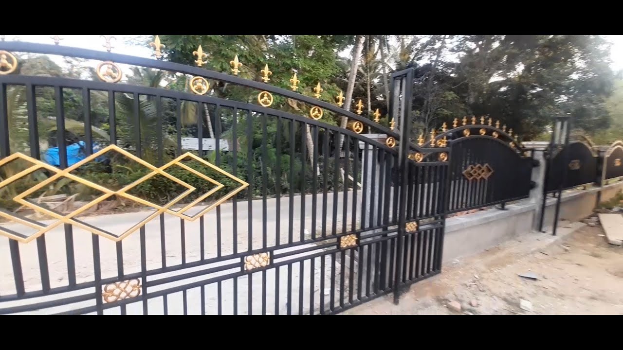 cara membuat roda atas pagar dorong #rodaataspagar - YouTube