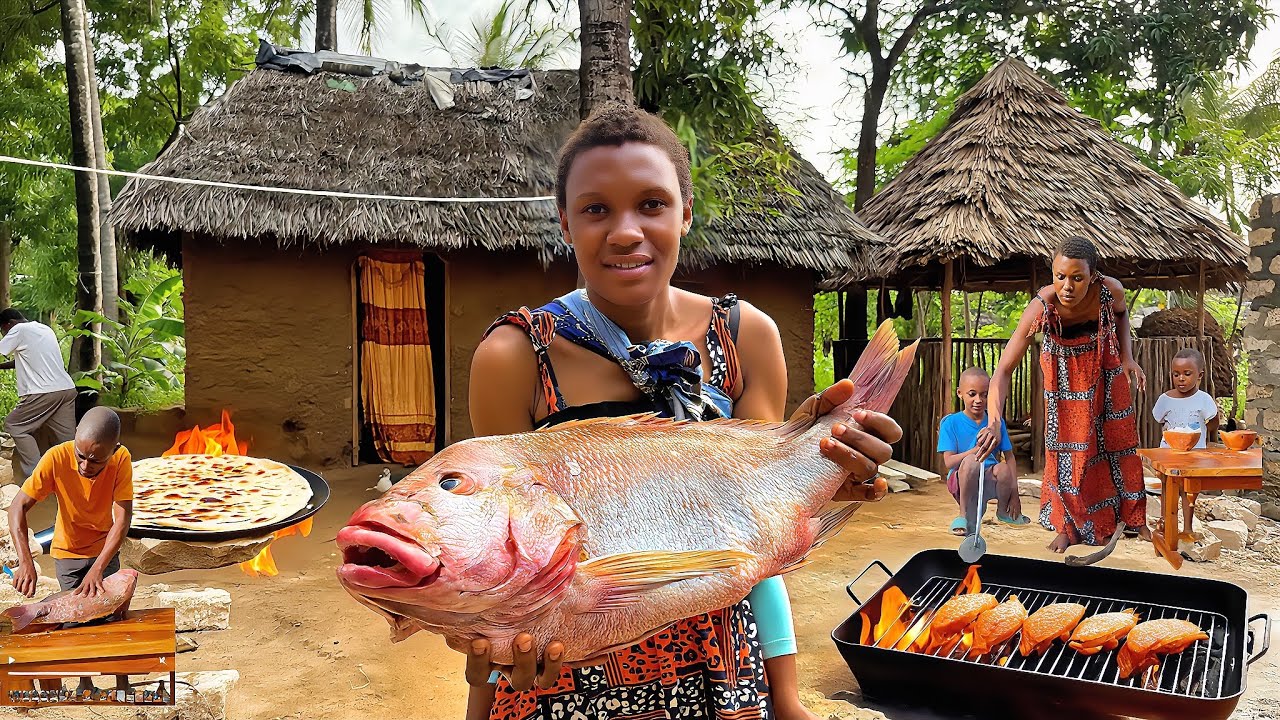 Quick & Easy Dinner!🍽️ Fry Fish Like a Pro!🎣 Crispy & Juicy + Flatbread ...