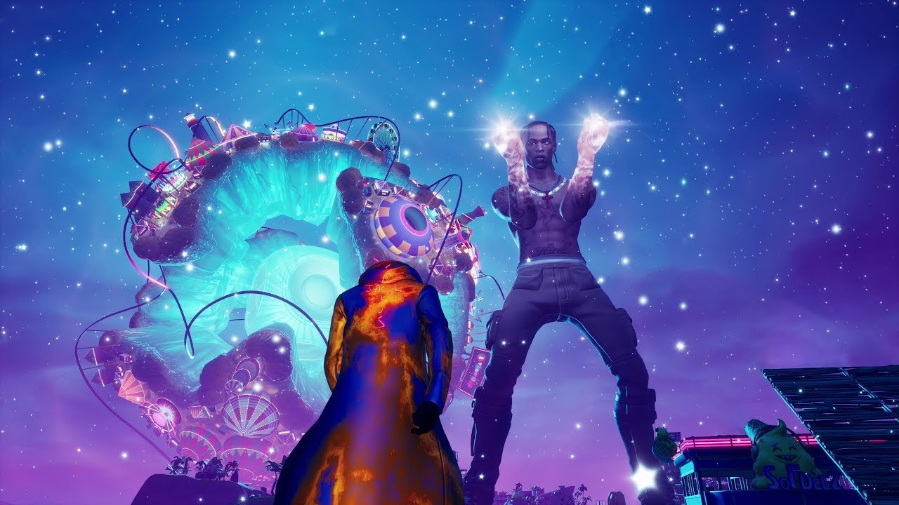 Fortnite Travis Scott Event FULL EVENT, NO COMMENTARY, 4K 60FPS - YouTube