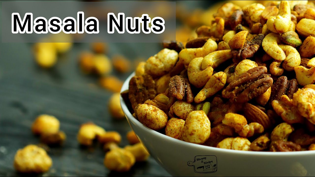 Spicy Mixed Nuts with Raisins | Masala Nuts | Easy Roasted Nuts Recipe ...
