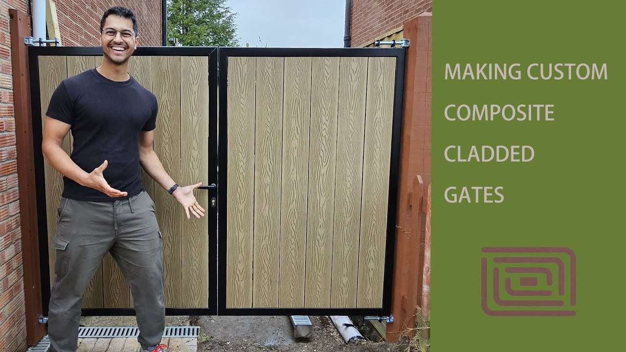 Fabricating Custom Steel and Composite Garden Gates - YouTube