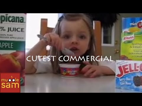 3 Year Old Sophia's CUTEST COMMERCIAL on Mugglesam - YouTube