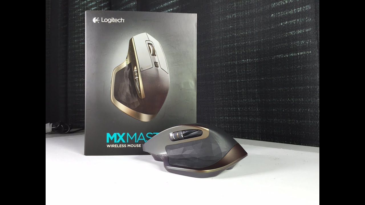 Logitech MX Master Wireless Laser Mouse Unboxing And First Look ...