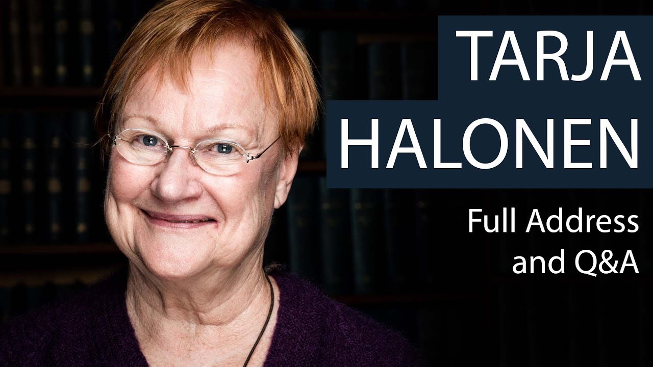 President Tarja Halonen | Full Address and Q&A | Oxford Union - YouTube