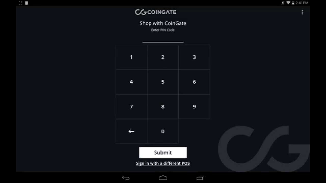 How to login to CoinGate POS app - YouTube