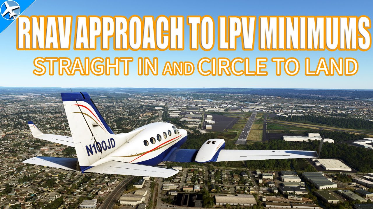 Tutorial: How to Fly an RNAV Approach in the Cessna 414AW On Microsoft ...