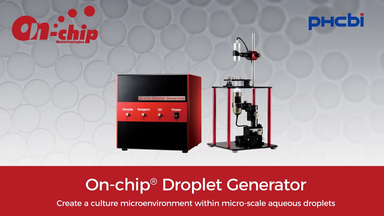 On-chip Droplet Generator from PHC Corporation of North America - YouTube