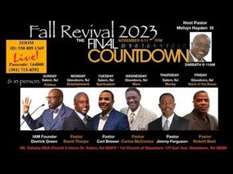 Final Countdown Jimmy Ferguson Nov 9 - YouTube