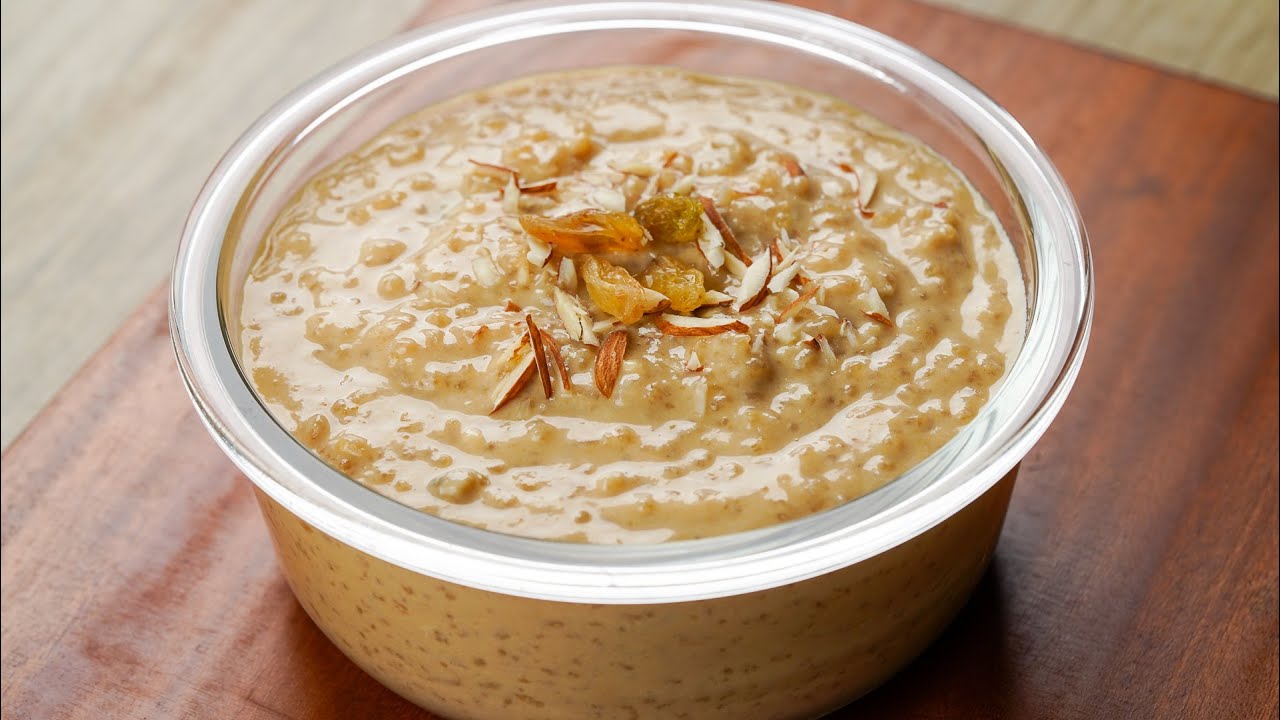 Jaggery Payasam Recipe | Jaggery Sweets Dessert | Creamy & Delicious ...