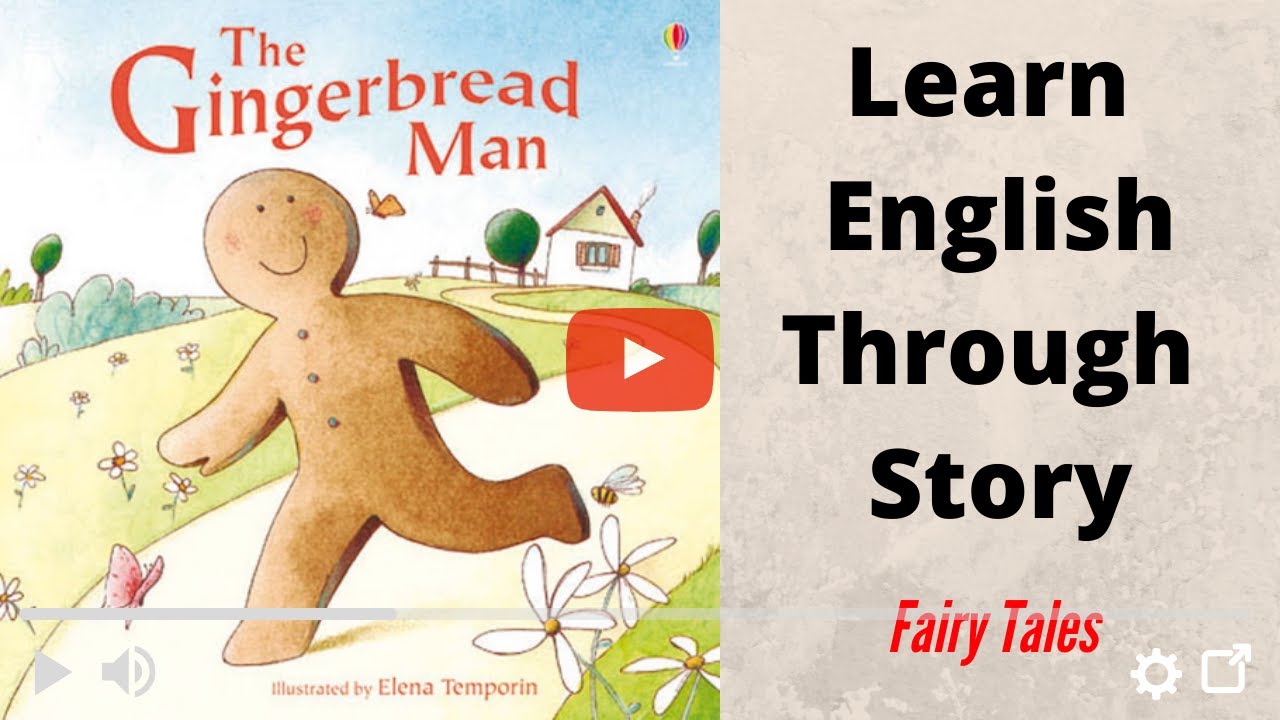 Learn English Through Story Level 1 - The Little Gingerbread Man - YouTube