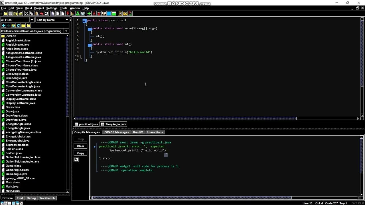 missing semicolon - YouTube