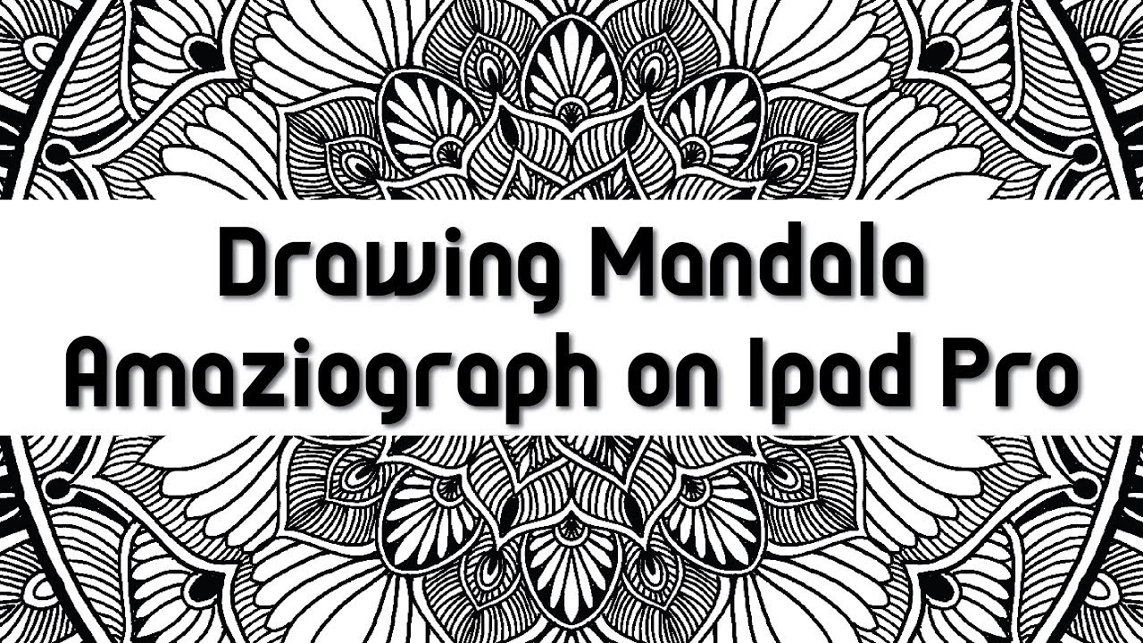 How to Draw Mandala by Amaziograph | Noree Illustration - YouTube