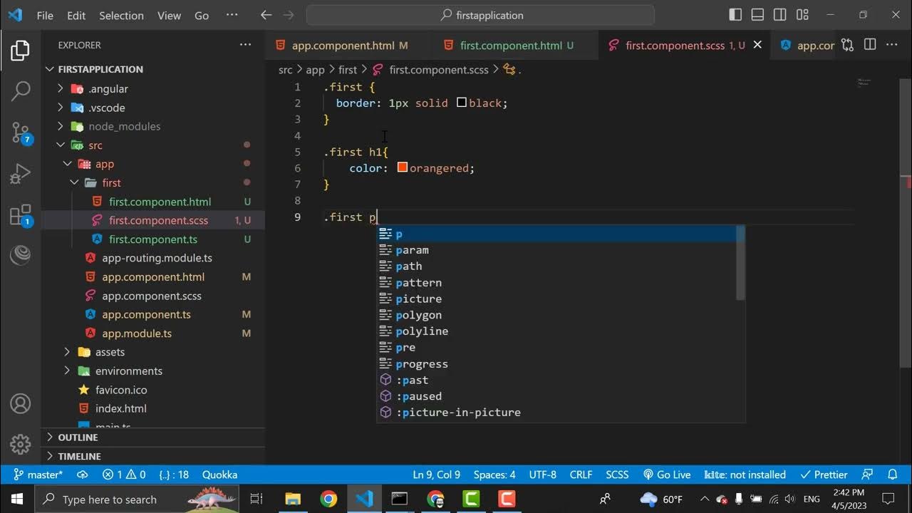 12- Angular course for beginners 2023 : Concepts - Component Vs Global ...