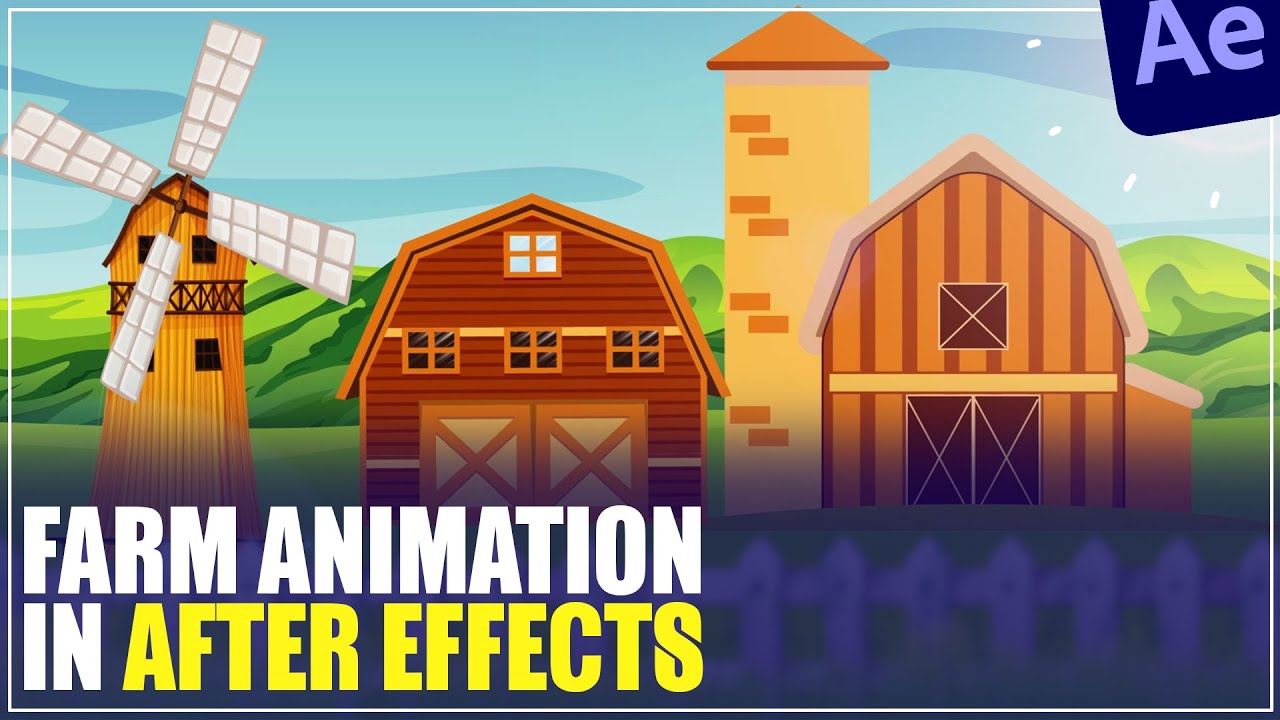 Farm Animation in After Effects Beginner Tutorials - YouTube