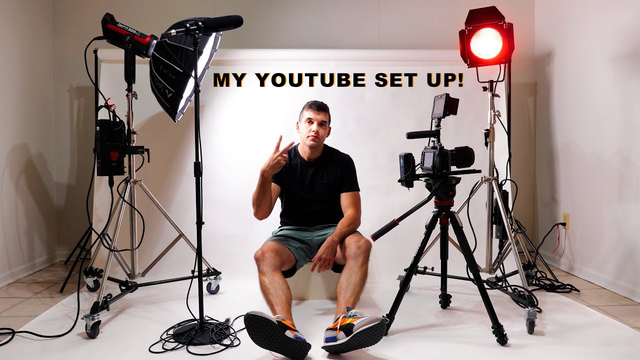 My YouTube Set-Up: Lights + Camera + Audio + More - YouTube