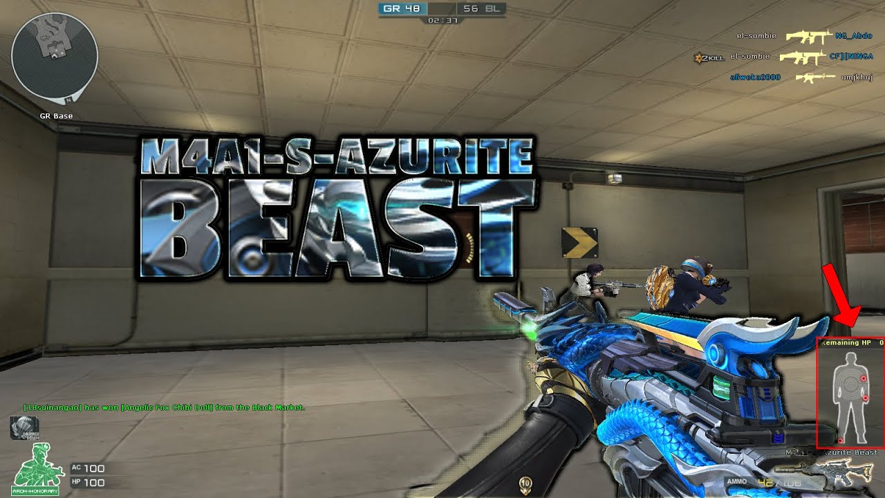 Crossfire West | M4A1-S-Azurite Beast | Team Deathmatch - YouTube