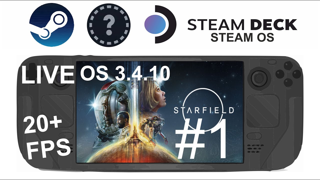 Starfield (Day 1) on Steam Deck/OS in 720p (FSR on) 20+Fps (Live) - YouTube