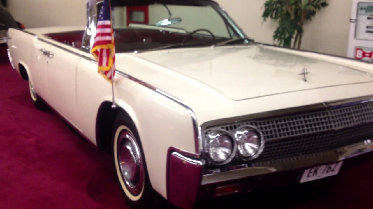 1963 Lincoln Continental Convertible - JFK John F Kennedy rode in it ...