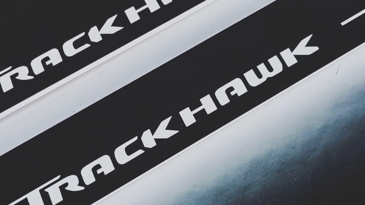 Led door sills for TrackHawk WK2 - YouTube
