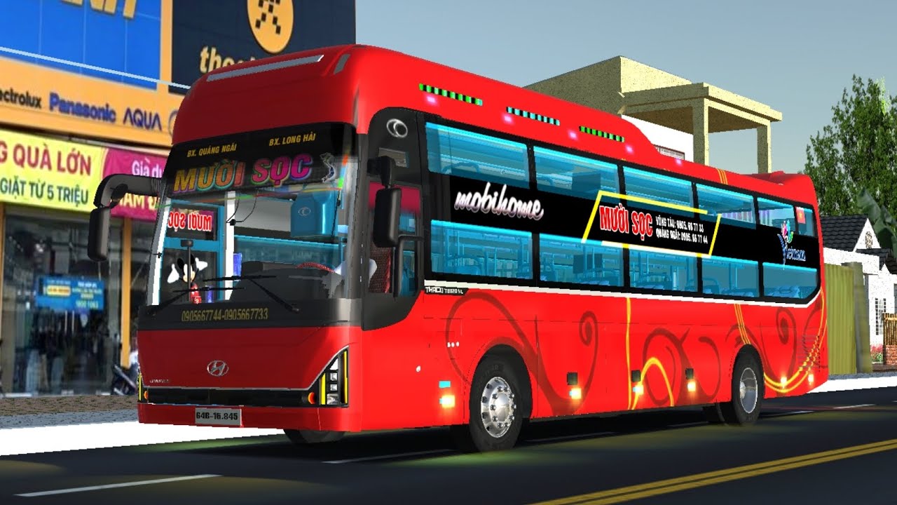 Share Mod Thaco 2017 Độ Mặt Haeco Proton Bus Simulator Road - YouTube