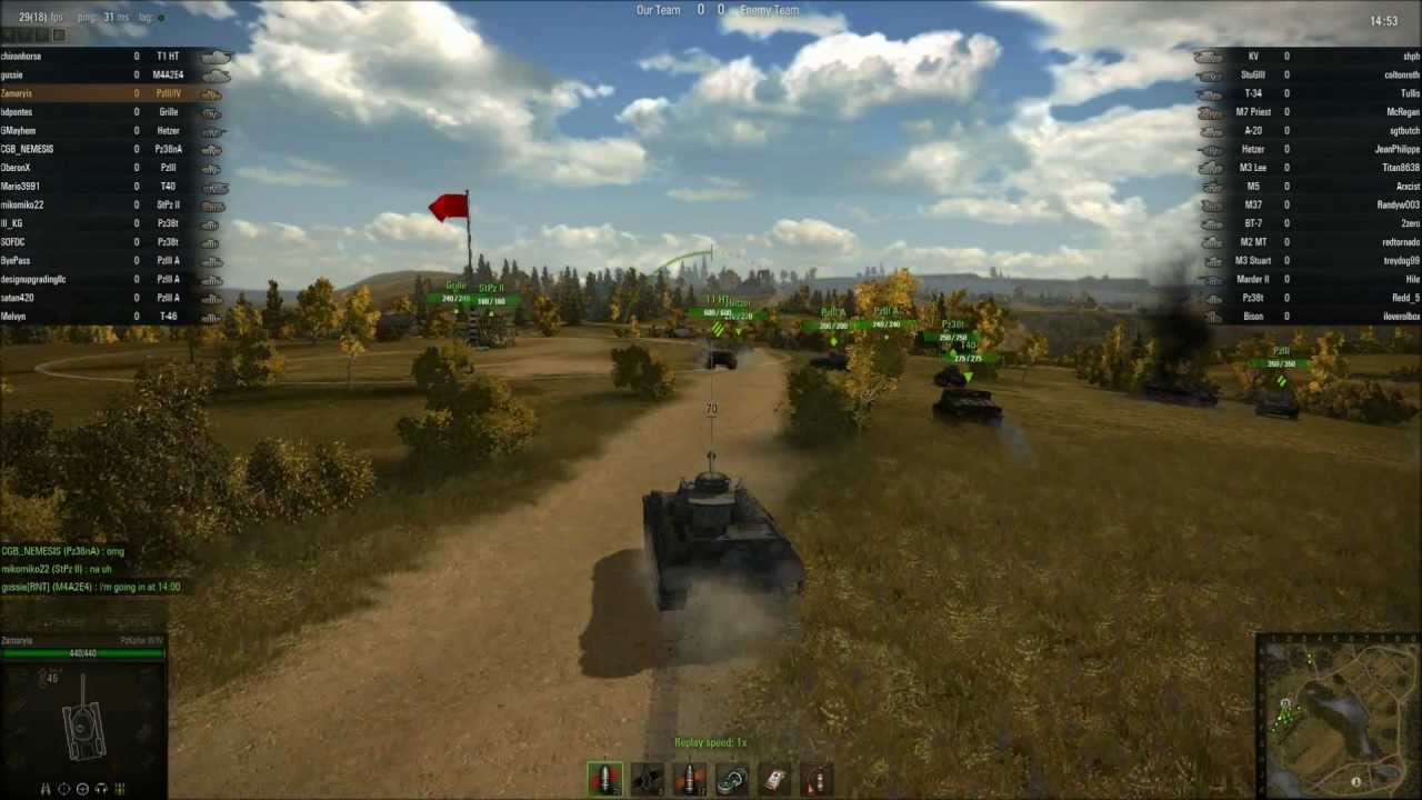 World of Tanks Pz3/4 gameplay - YouTube