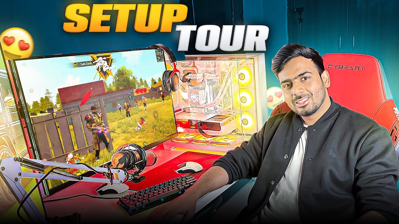 MY NEW ₹1000000 SETUP TOUR - YouTube