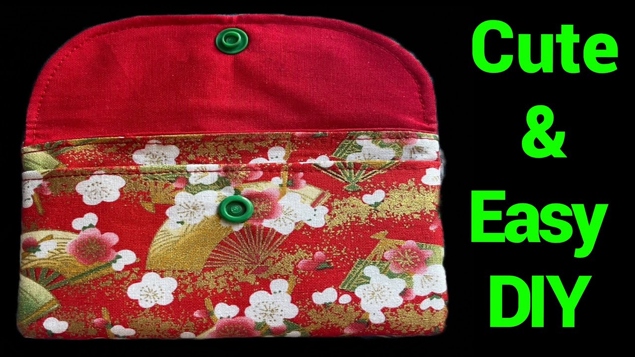 How To Sew A Multi Slots Mini Card / Easy DIY Wallet Step By Step ...