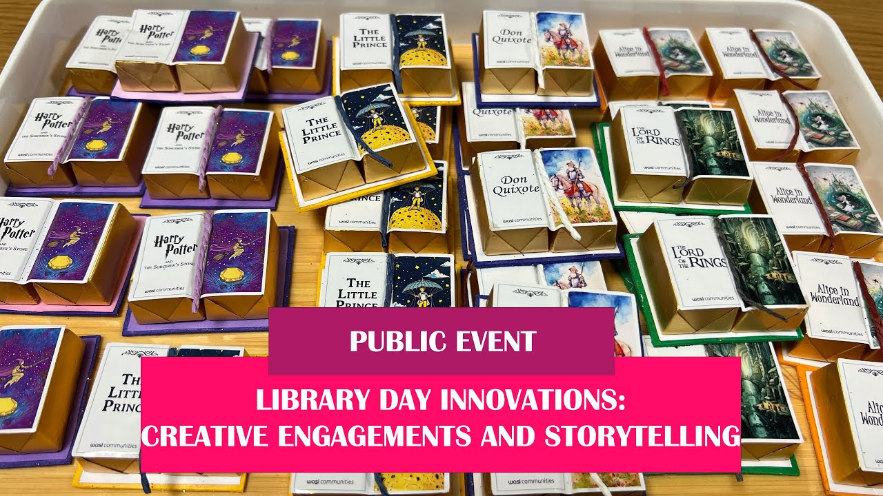 LIBRARY DAY INNOVATIONS CREATIVE ENGAGEMENTS AND STORYTELLING - YouTube