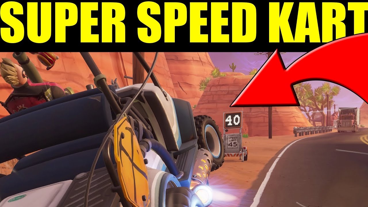 How To Go EVEN FASTER! In The "All Terrain Kart" Fortnite Tips & Tricks ...