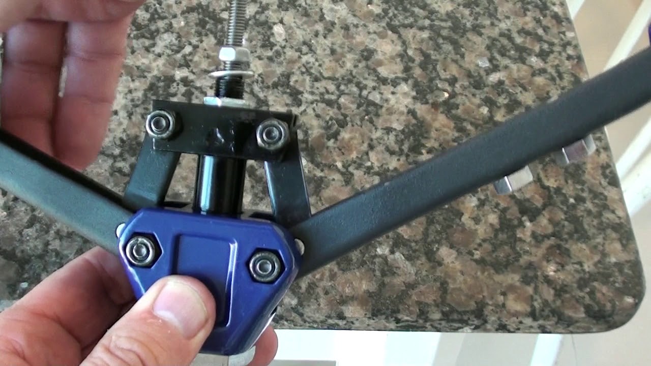 Rebitador pop nut robusto, econômico e de fácil construção - YouTube