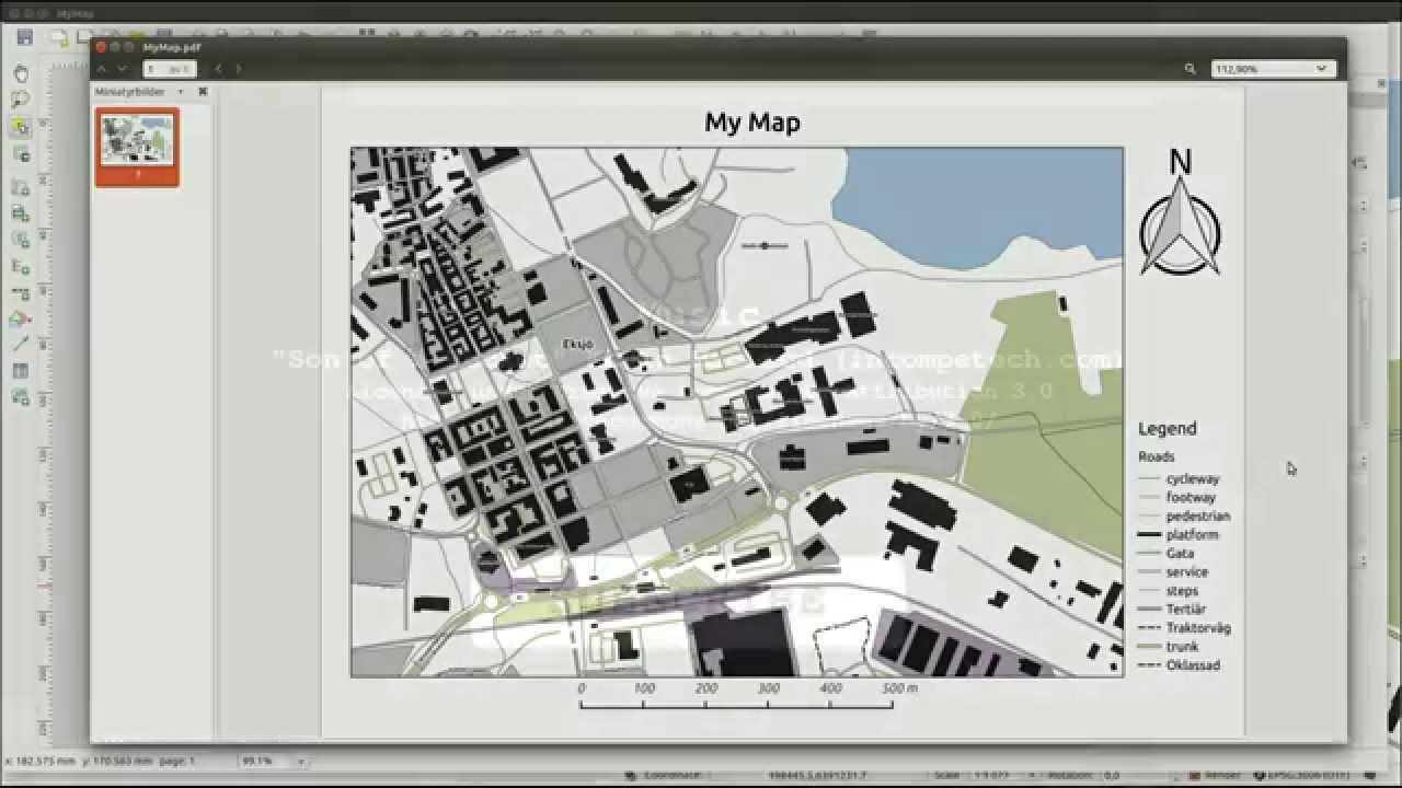 QGIS Basics Printing - YouTube