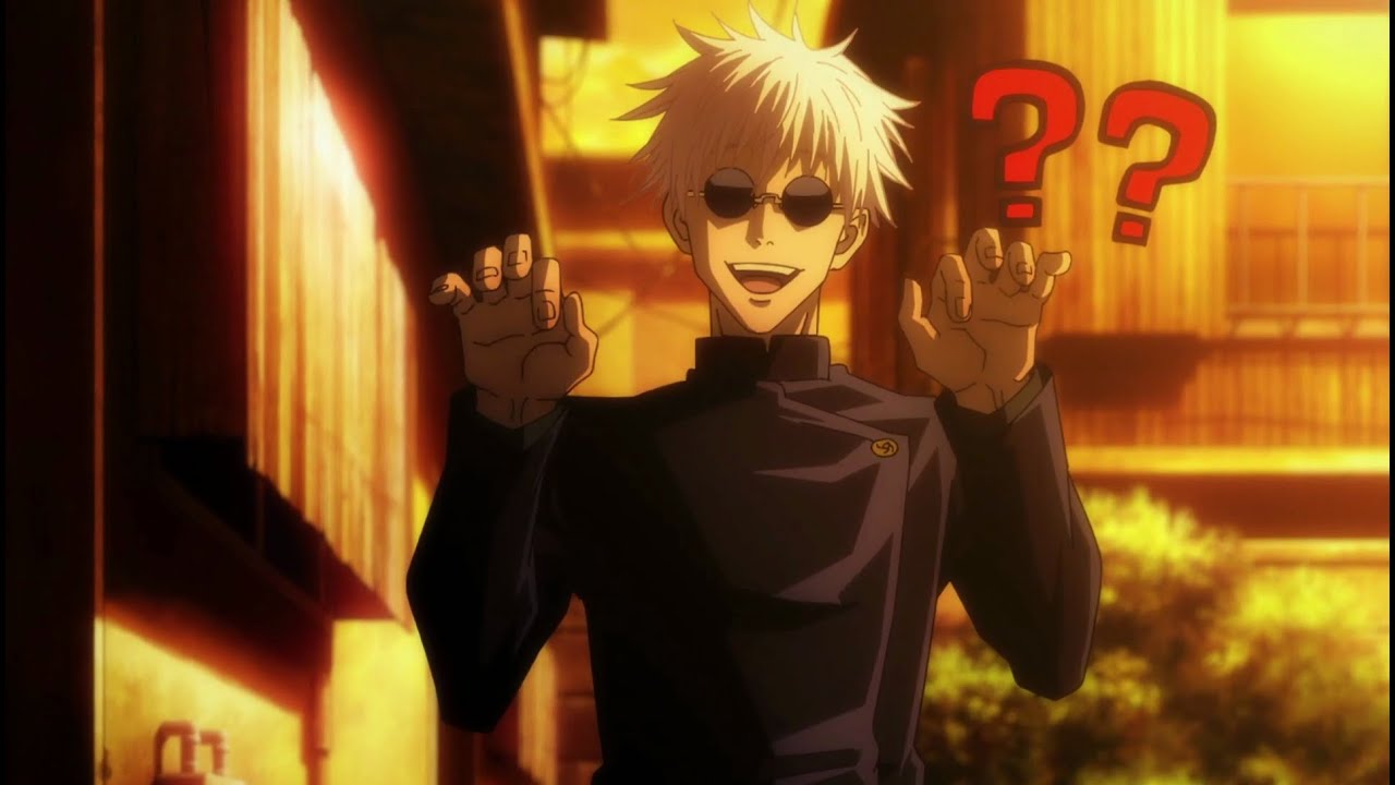 Gojo in student uniform || Jujutsu Kaisen - YouTube